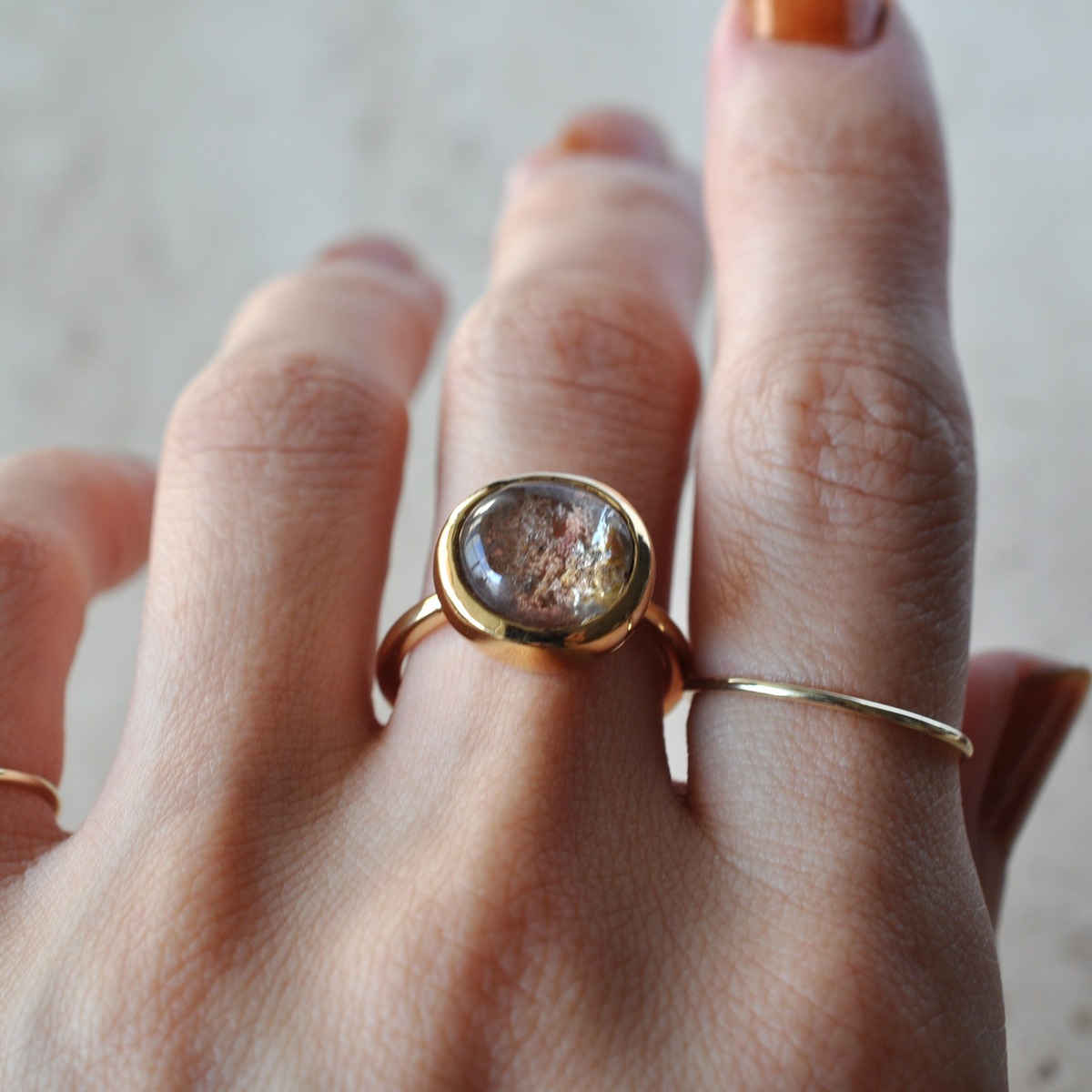 Garden Quartz ガーデンクォーツ リング ダスティピンク | ETORA JEWELRY