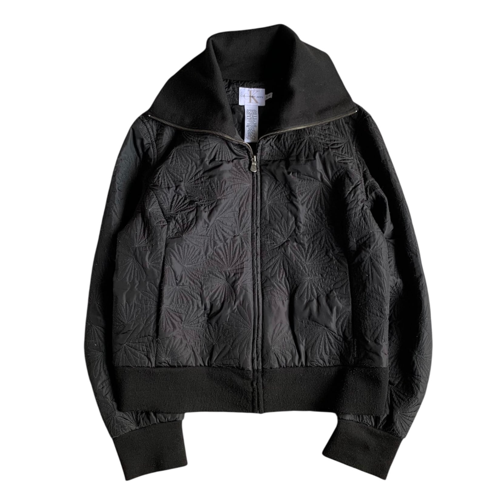 1990s Calvin Klein Jeans embroidery cropped jacket | inhole