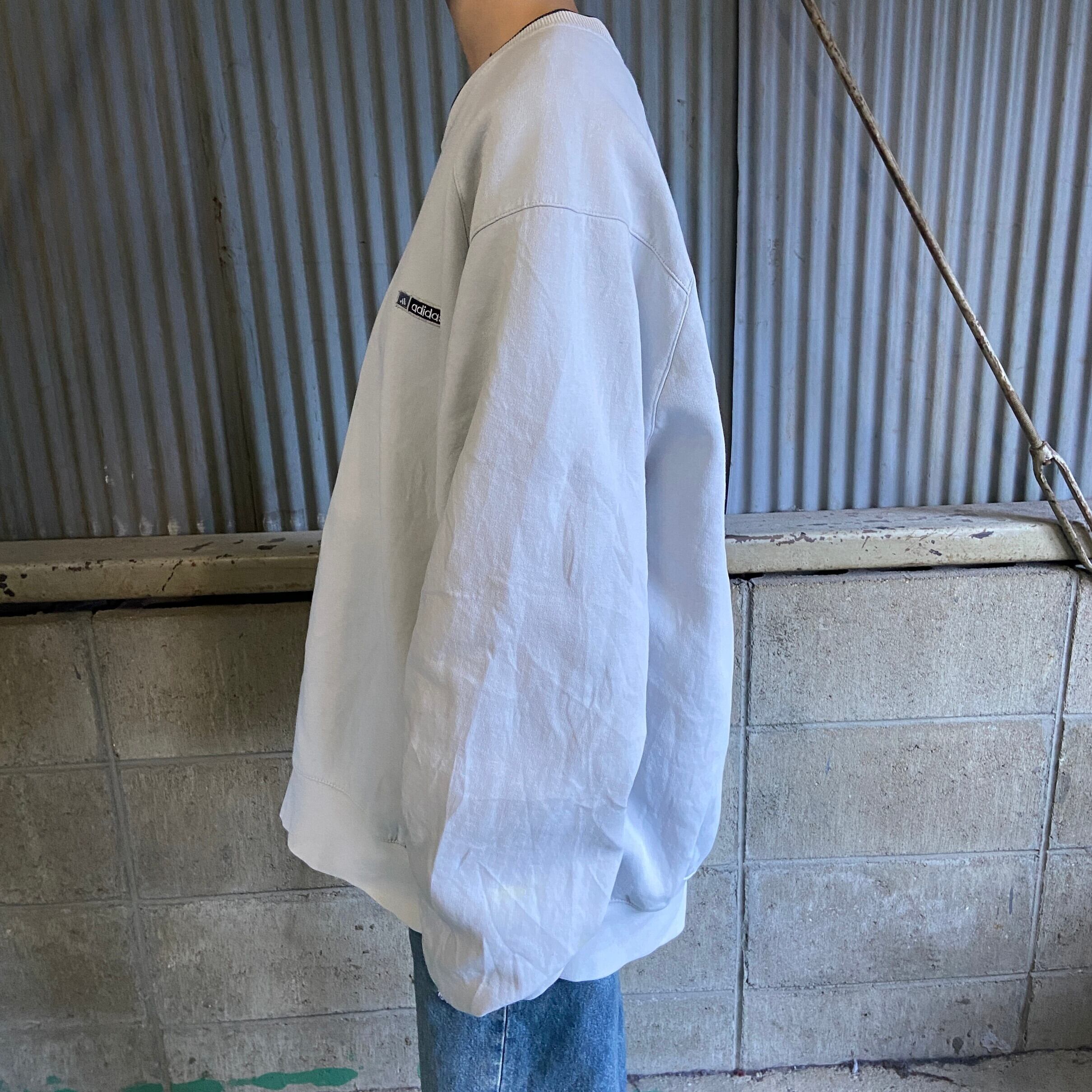 ビッグサイズ 00年代 adidas アディダス ワンポイントロゴ 刺繍