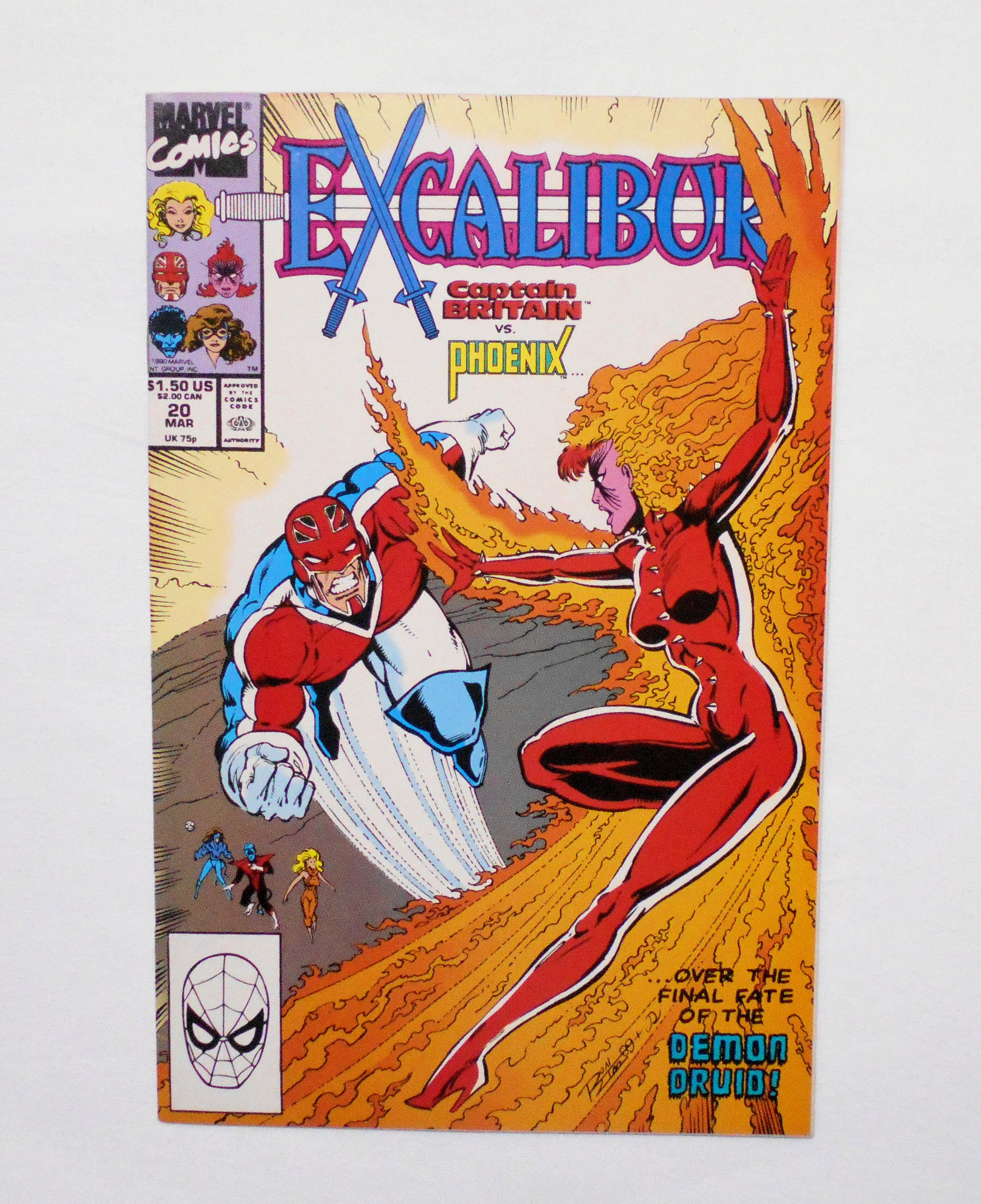 【エクスカリバー EXCALIBUR】 VOL.1 NO.20 MARVEL ＜1990年＞ アメコミ アメリカンコミック | LINUS ...