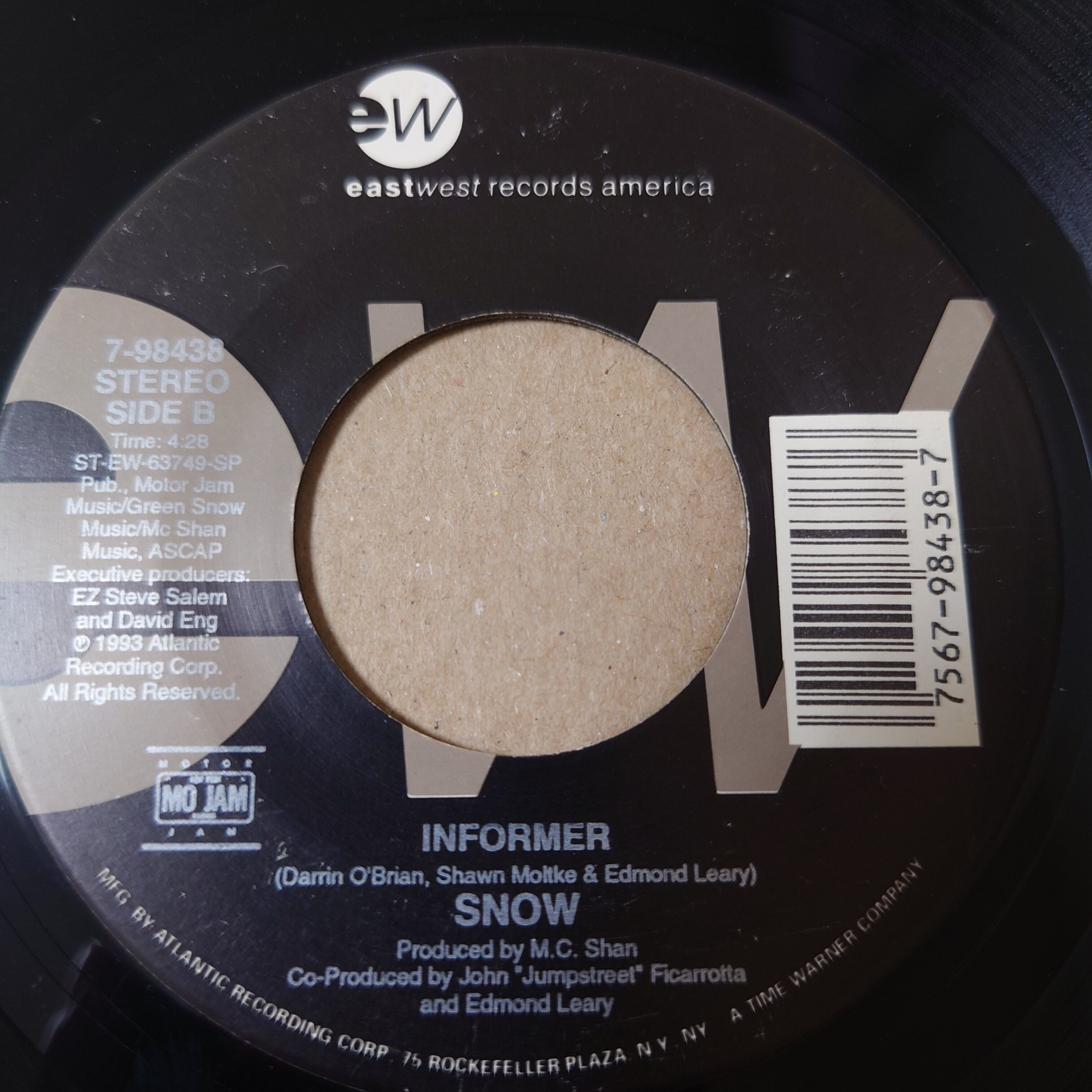 Snow - Informer / Girl I've Been Hurt // EastWest Records America 7inch ...