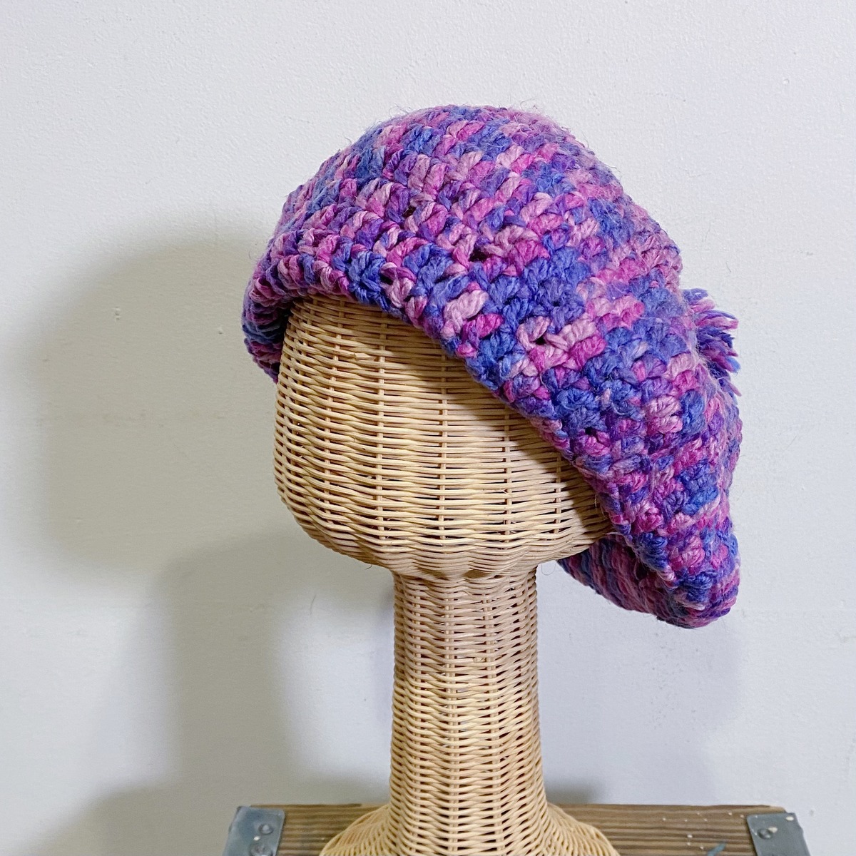 purple mix knit cap | LEMON
