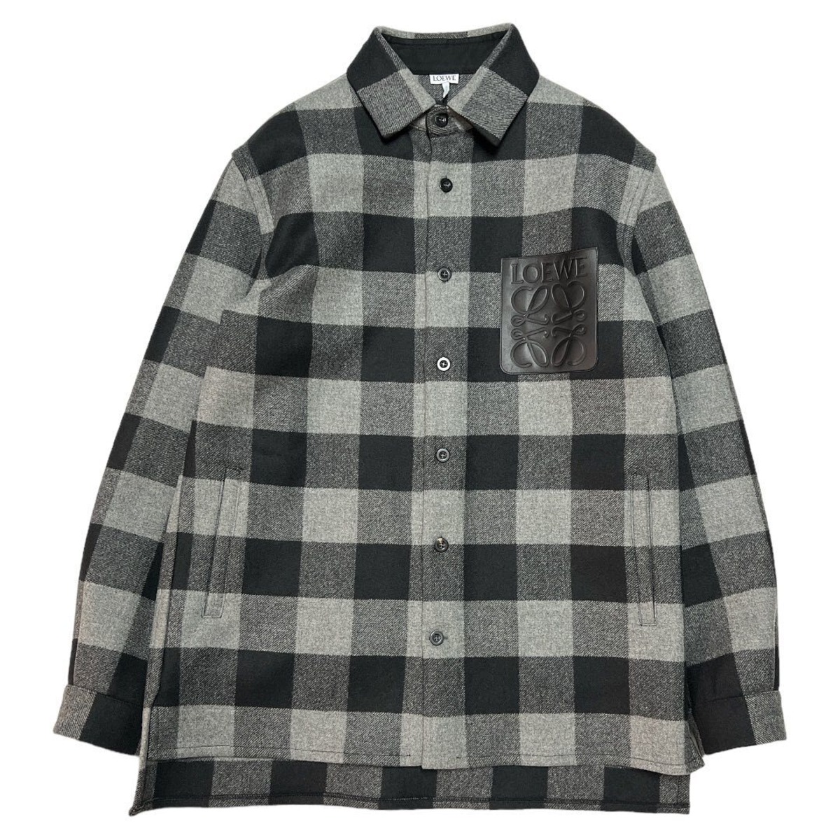 LOEWE Leather Pocket Check Jacket | A WORD.ONLINE SHOP