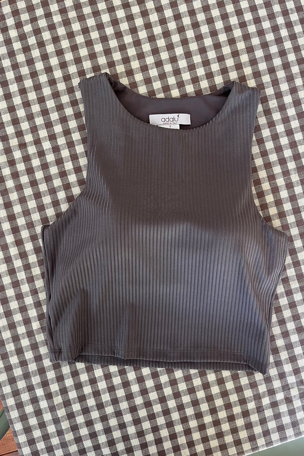 TANK TOP FOLK Sugar Brown | Adalu