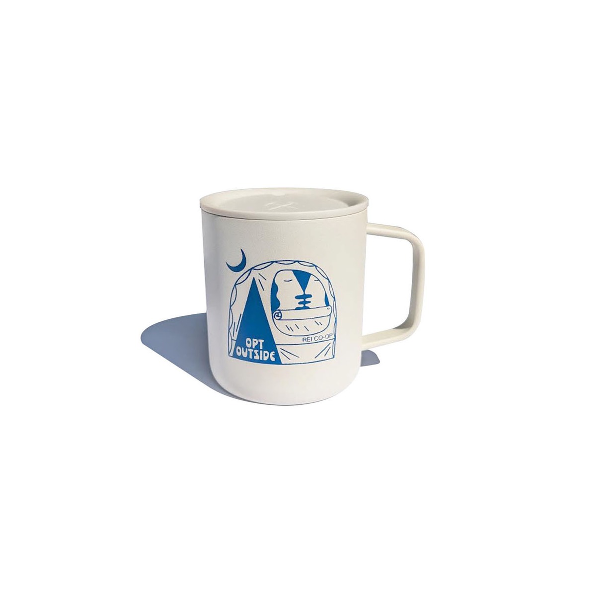 REI Co-op Graphic Camp Mug -Opt Outside / Wisp Gray- | El Monte Gear
