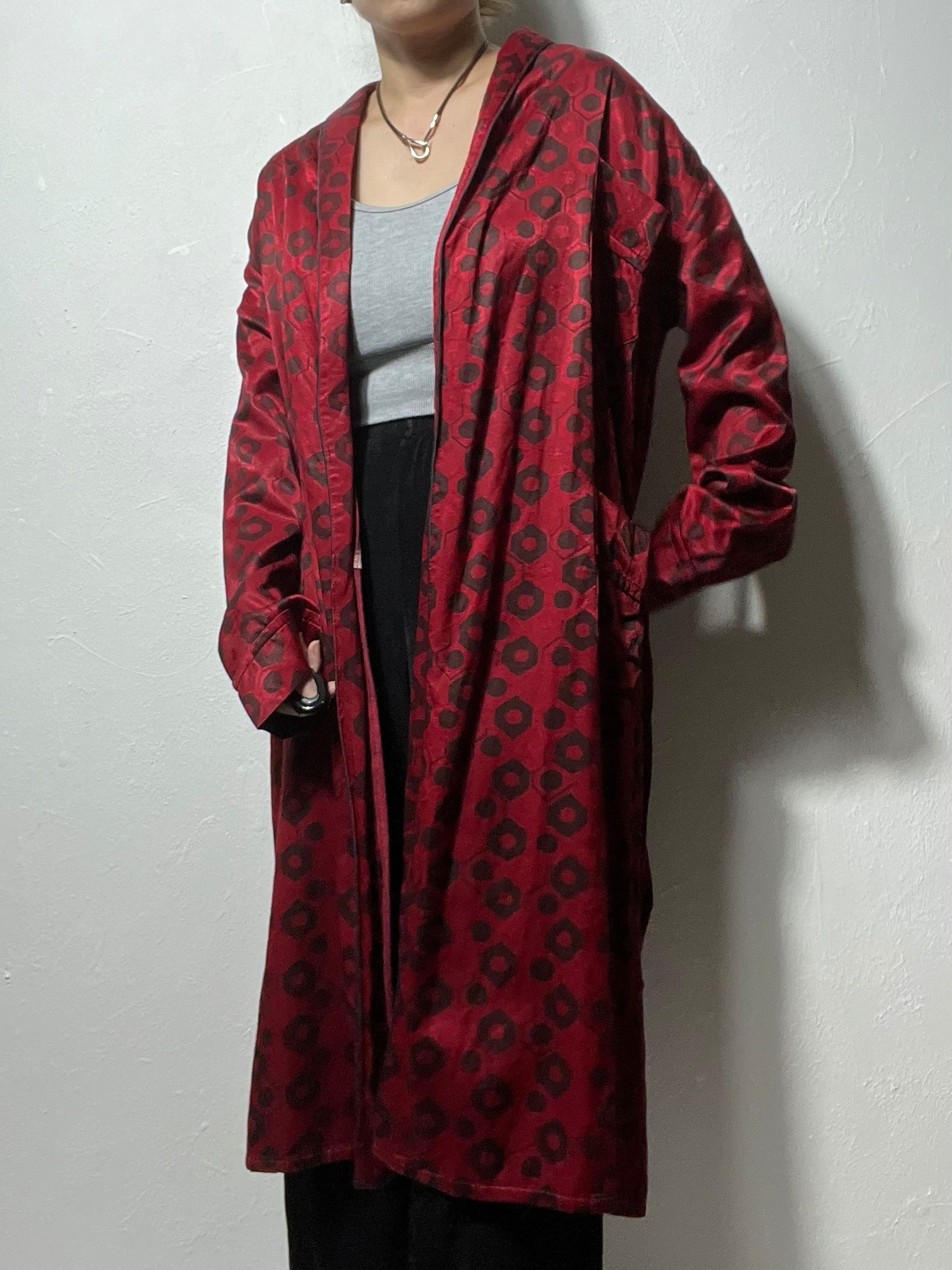 【unisex】France made Vintage Chaina design long gown | SISON