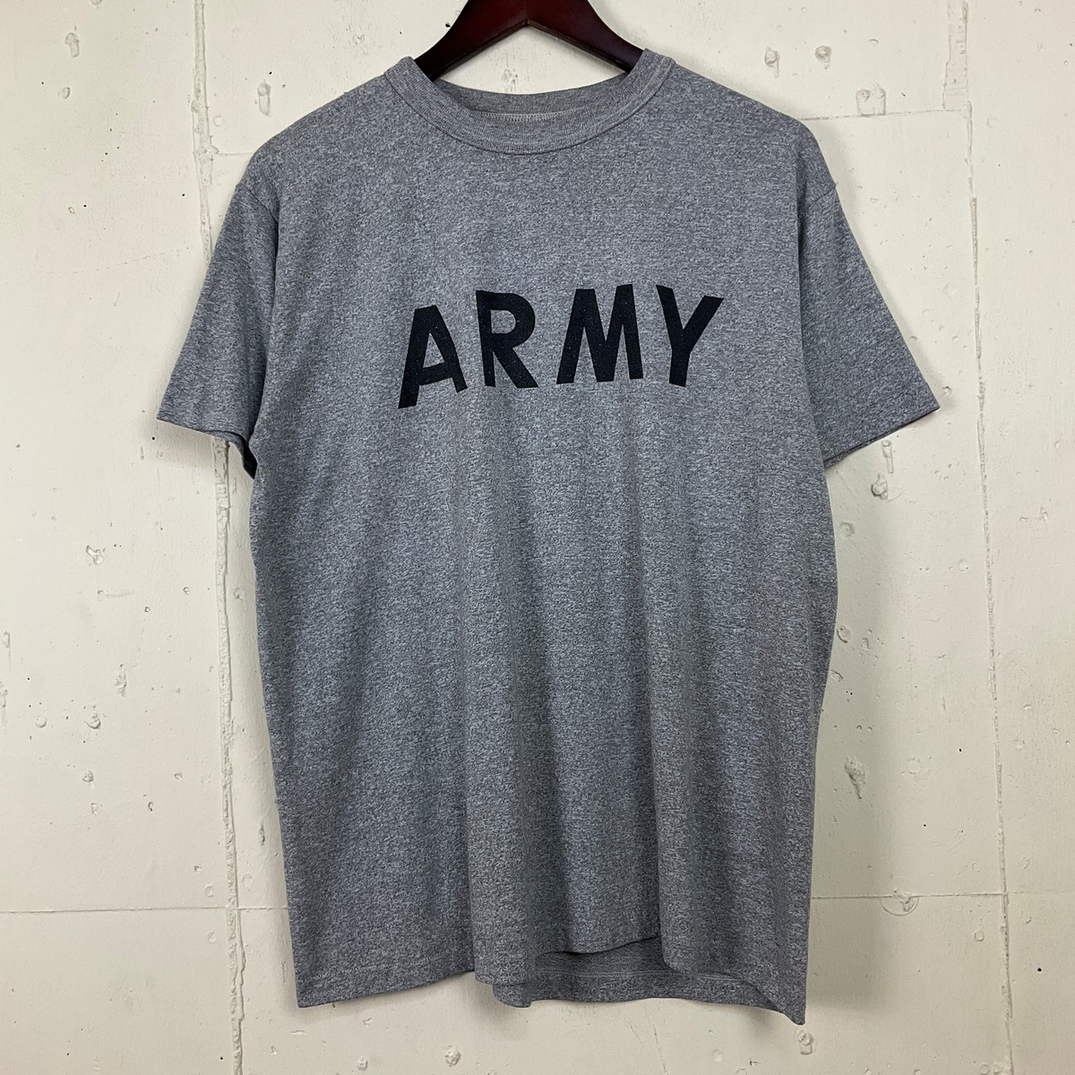 USA製 90年代 90s U.S.ARMY アーミー ミリタリー ロゴプリント Tシャツ 古着 ヴィンテージ ビンテージ メンズM グレー ...