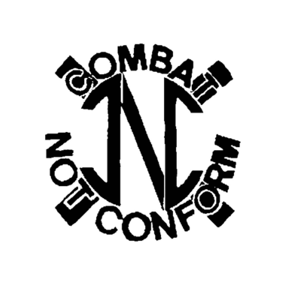 Combat Not Conform - Logo Pin button 1" | superlame distribution