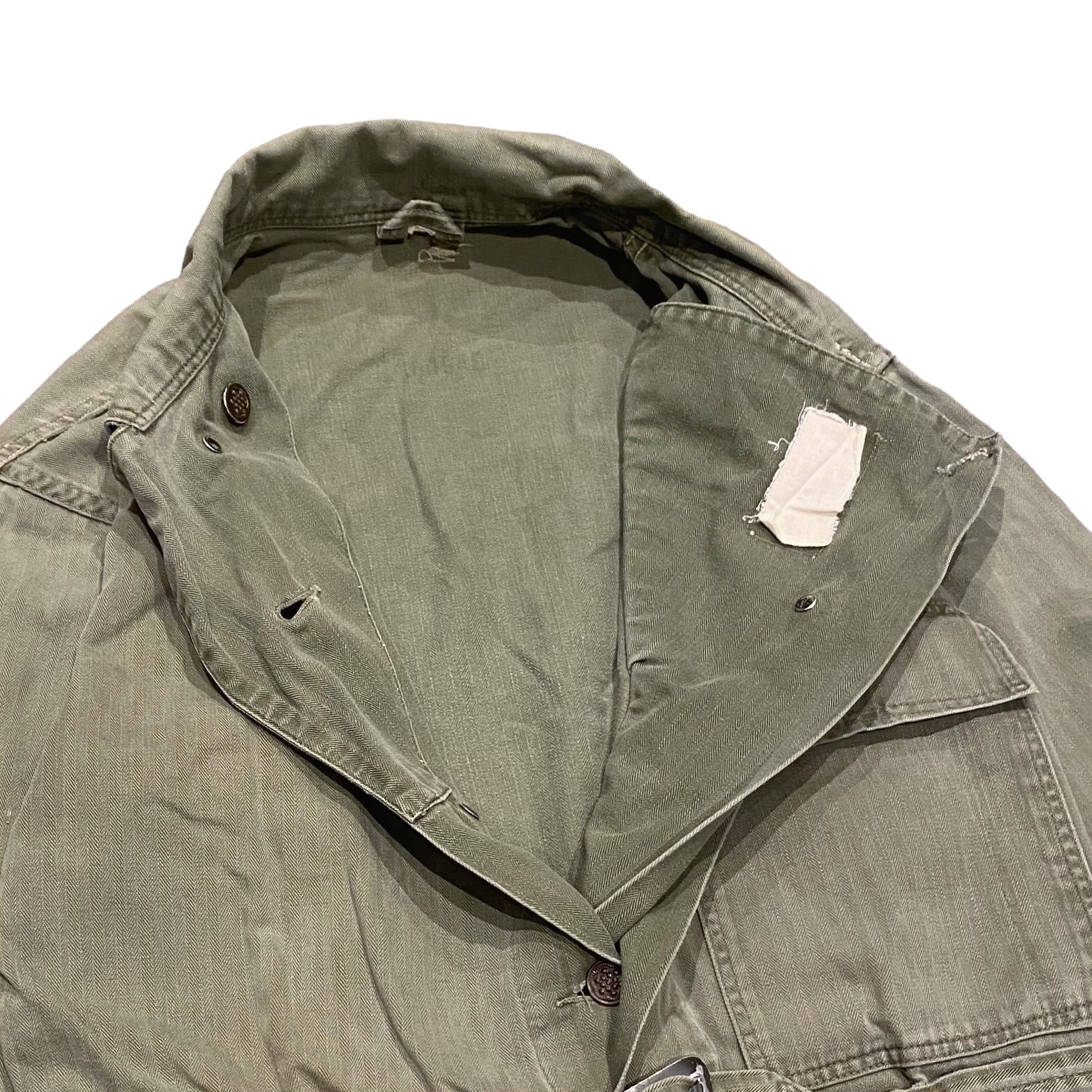 40's US ARMY M-43 HBT つなぎ all-in-one S / アメリカ軍 米軍 40's US ARMY M-43 HBT つなぎ all-in-one S / アメリカ軍 米軍