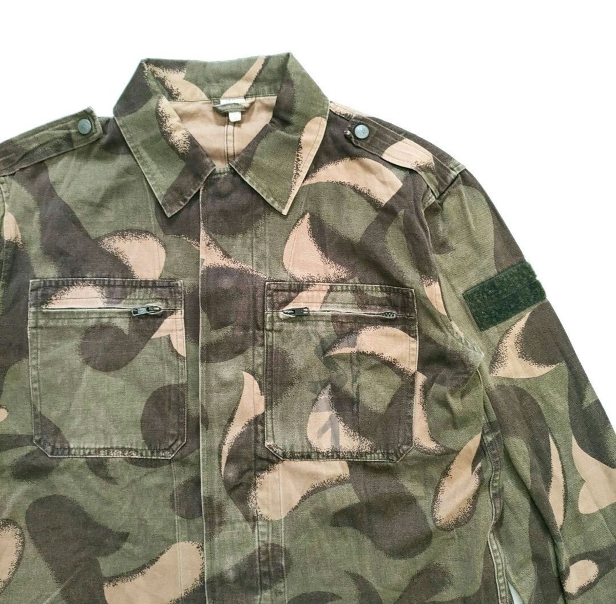 90s VINTAGE HUNGARIAN ARMY Military Jacket 〈HURRICANE CAMO〉 | HUT-VINTAGE