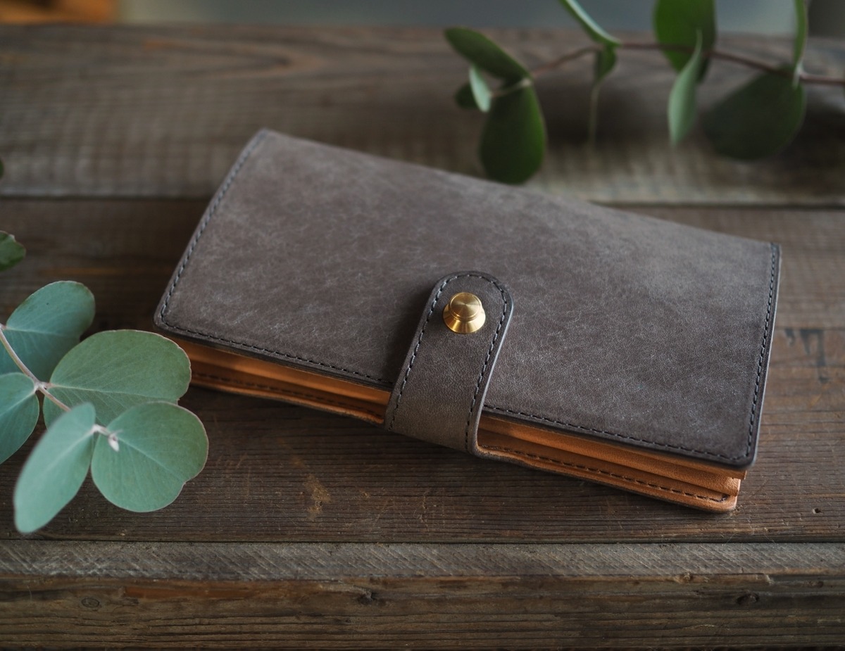 《受注製作》[proteus Ⅱ L] long walle / 蛇腹式長財布 | GUILD LEATHER WORKS