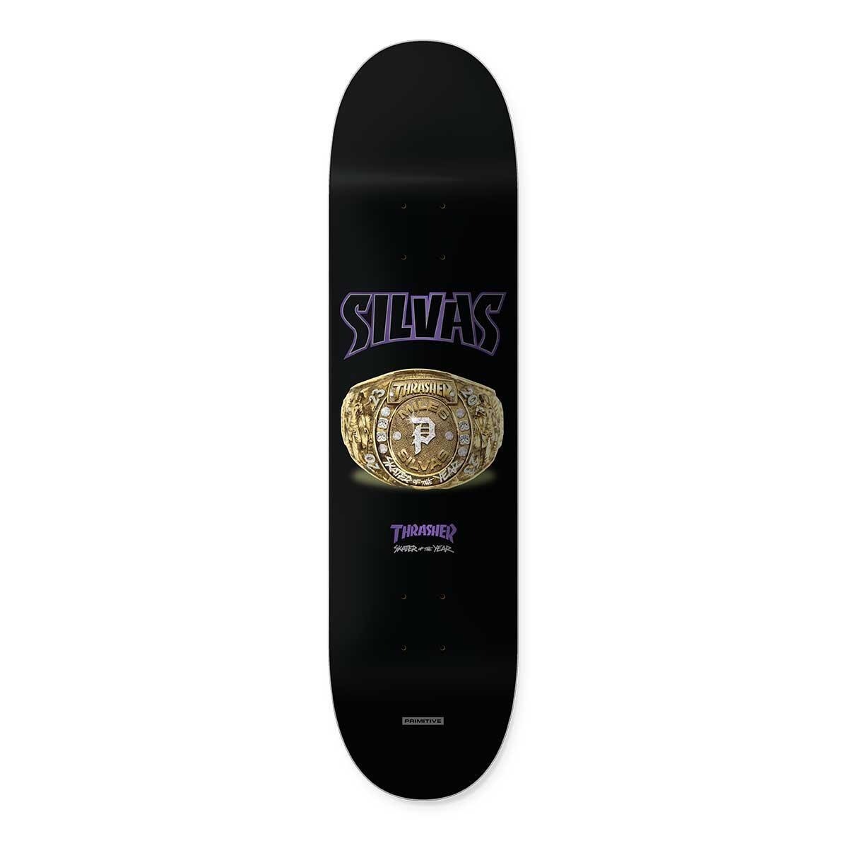 PRIMITIVE SILVAS SOTY DECK BLACK 8.0 | SLIME CASE
