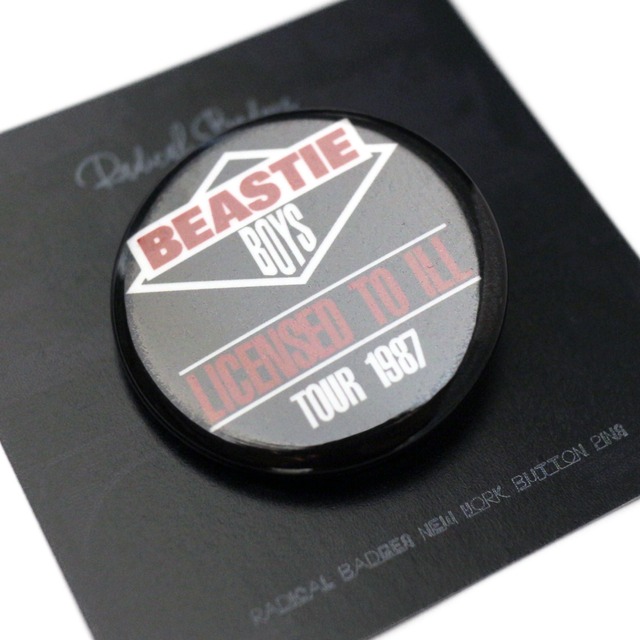 Radical Badge Beastie Boys Licensed To Ill PinBack Button | mingus
