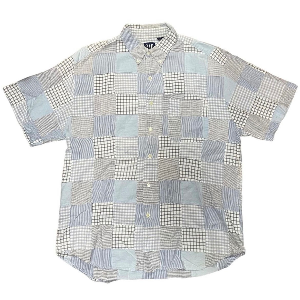 90s OLD GAP patchwork shirt | jive