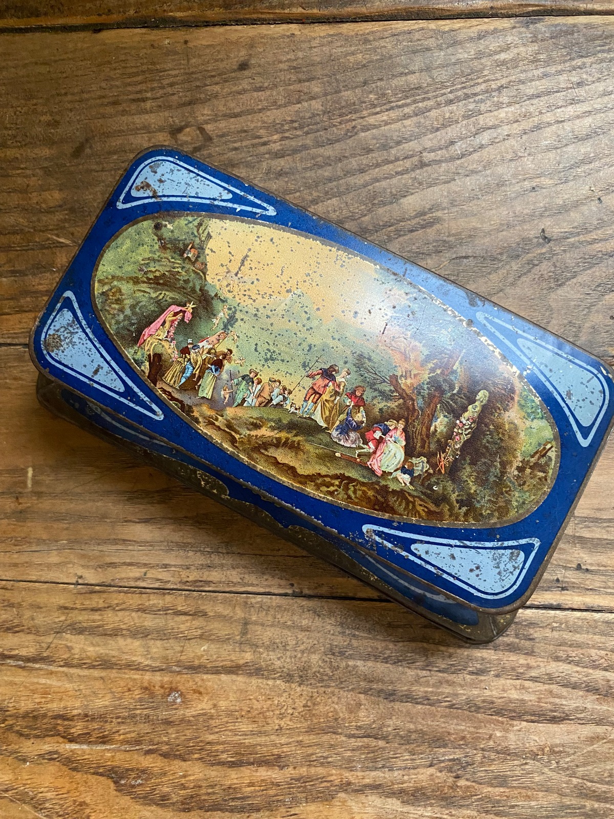 ロココ調TIN缶 フランスアンティーク アンティーク雑貨 ブリキ缶 TIN缶 | フランスアンティークショップTrianon