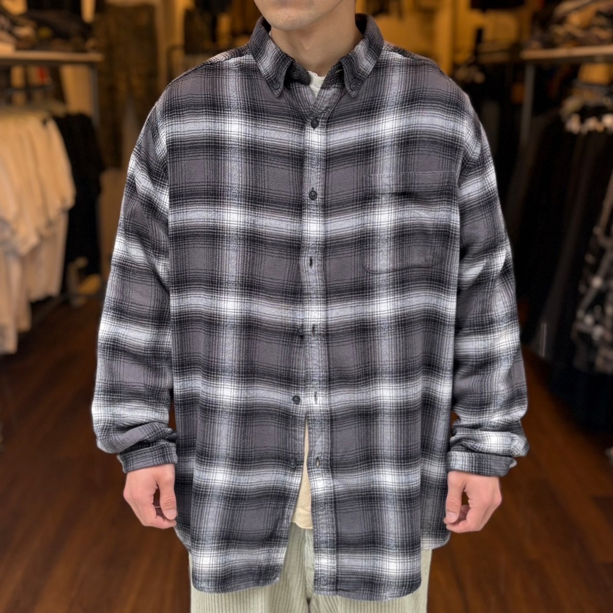 【L】"Craft&Barrow" Ombre Plaid Shirt | 下北沢SPiKe＆SPiCe