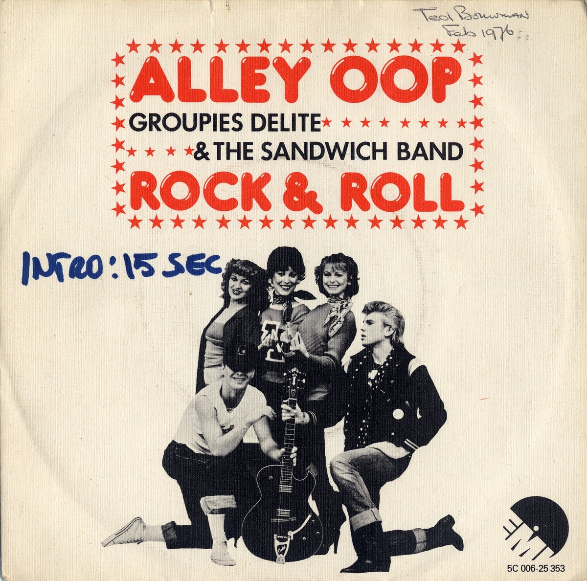 GROUPIES DELITE & THE SANDWICH BAND - Alley Oop 7" | urban enemy