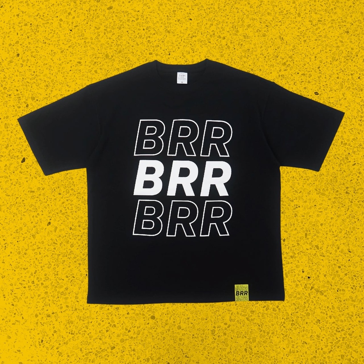 BRR Big Logo T-shirt | Big silhouette | Brack | BRR Custom Arcade