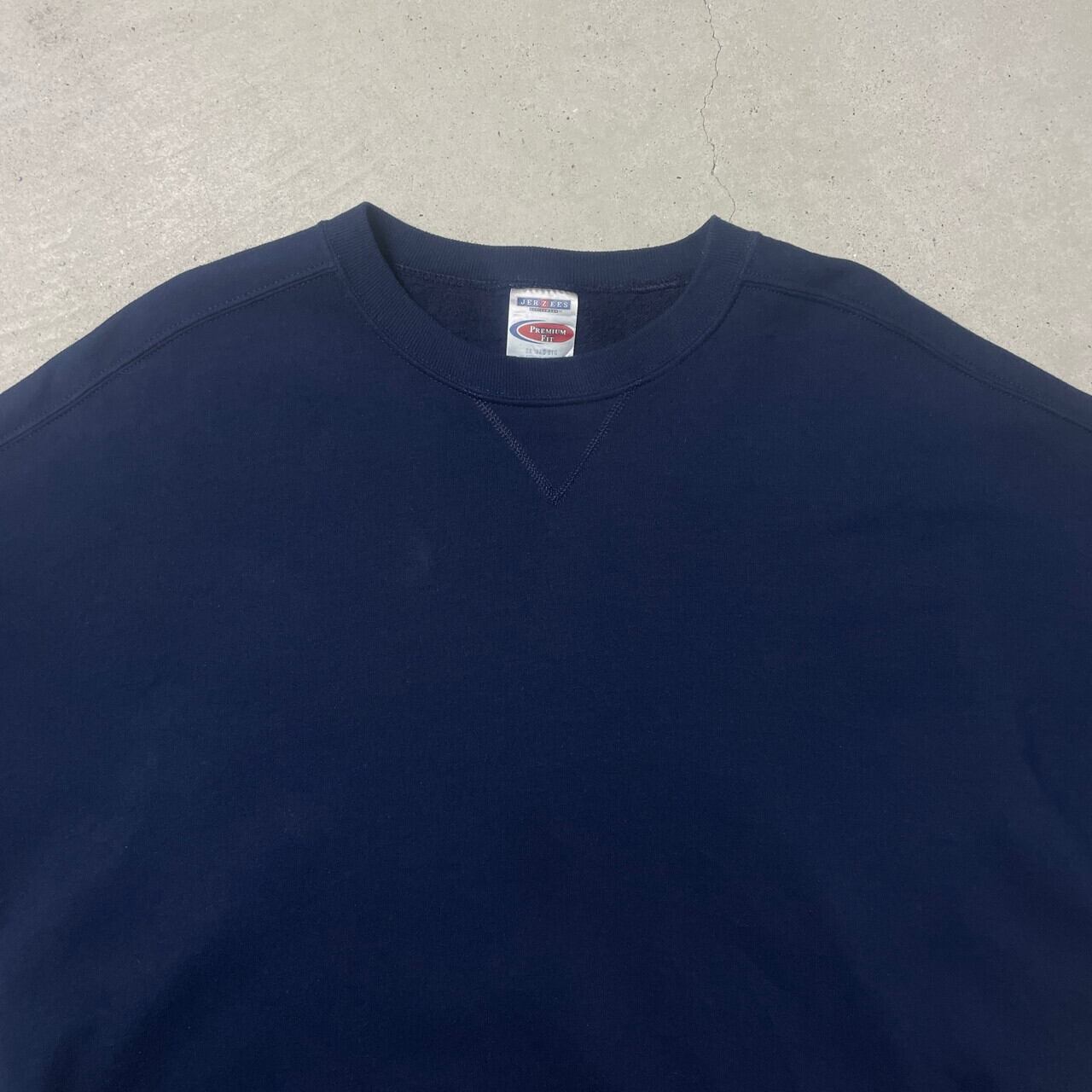00年代 JERZEES ブランクスウェットシャツ 無地 メンズ3X 古着 00s Y2K ヴィンテージ VINTAGE トレーナー 紺色【スウェット】/ネイビー【WS2501-50 ...