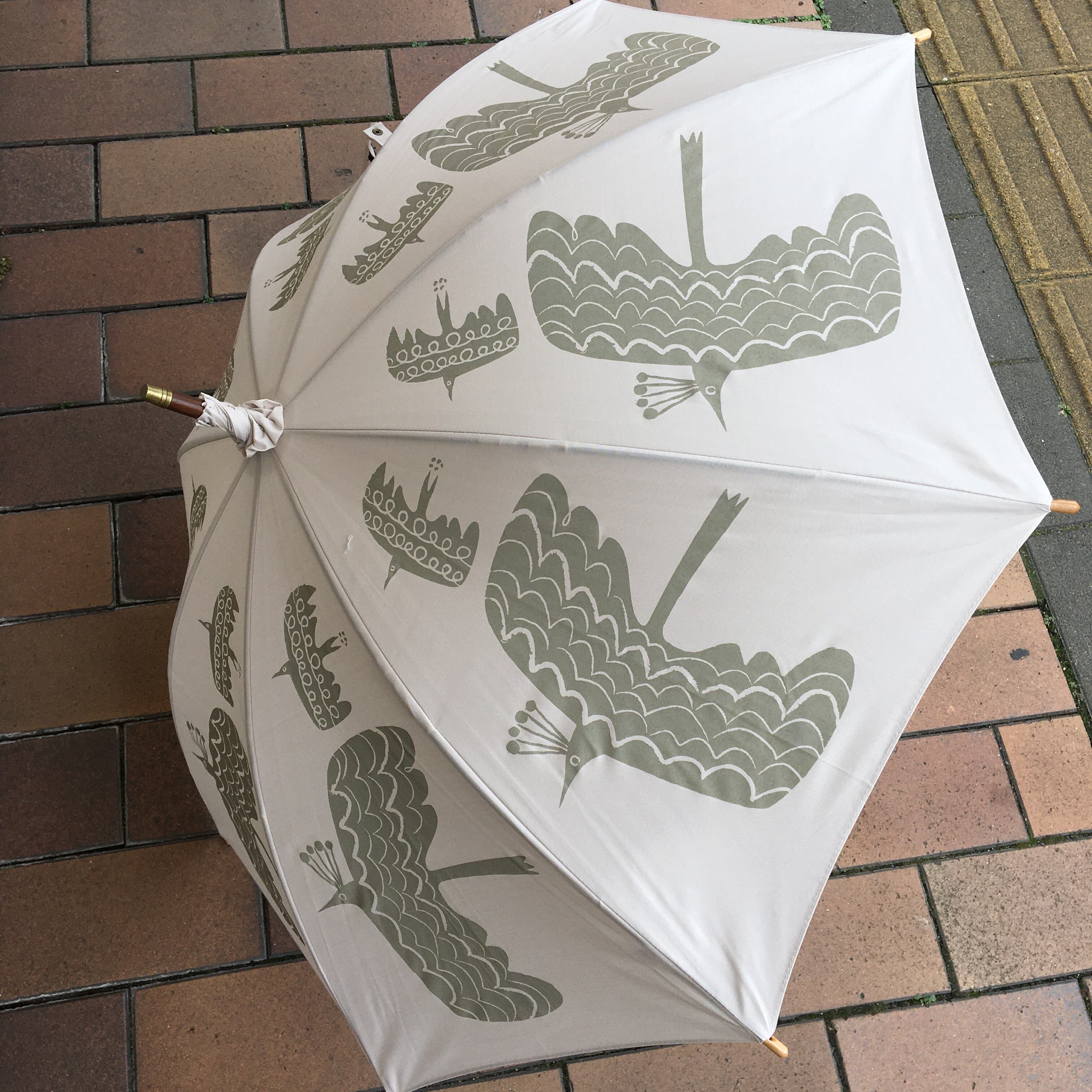 「392」日傘 鳥柄 | twobees