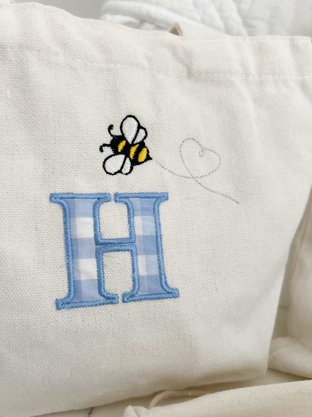 ハチさんのアップリケトート | Luce original