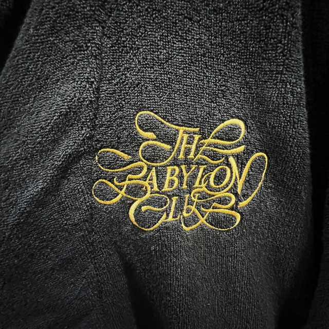 BABYLON CLUB LUXURY LOGO BATHROBE | babylonclub