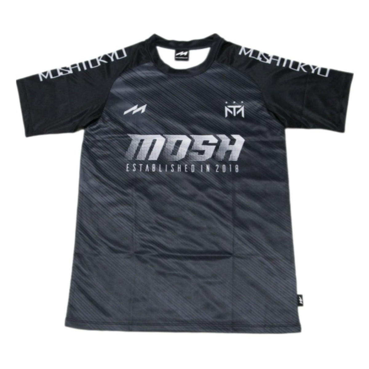 Diagonal Line Shirts（MH-001）BLACK | MOSH