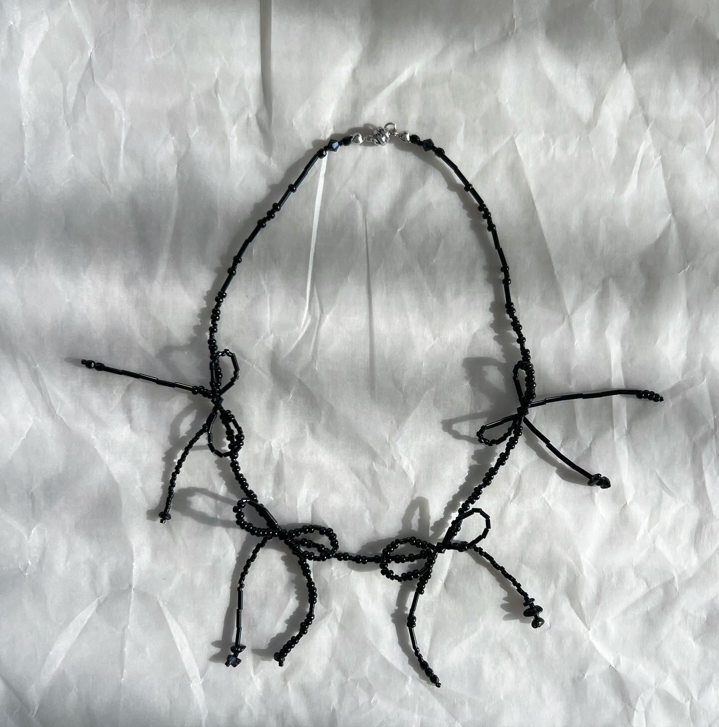 ribonbon necklace //black | two