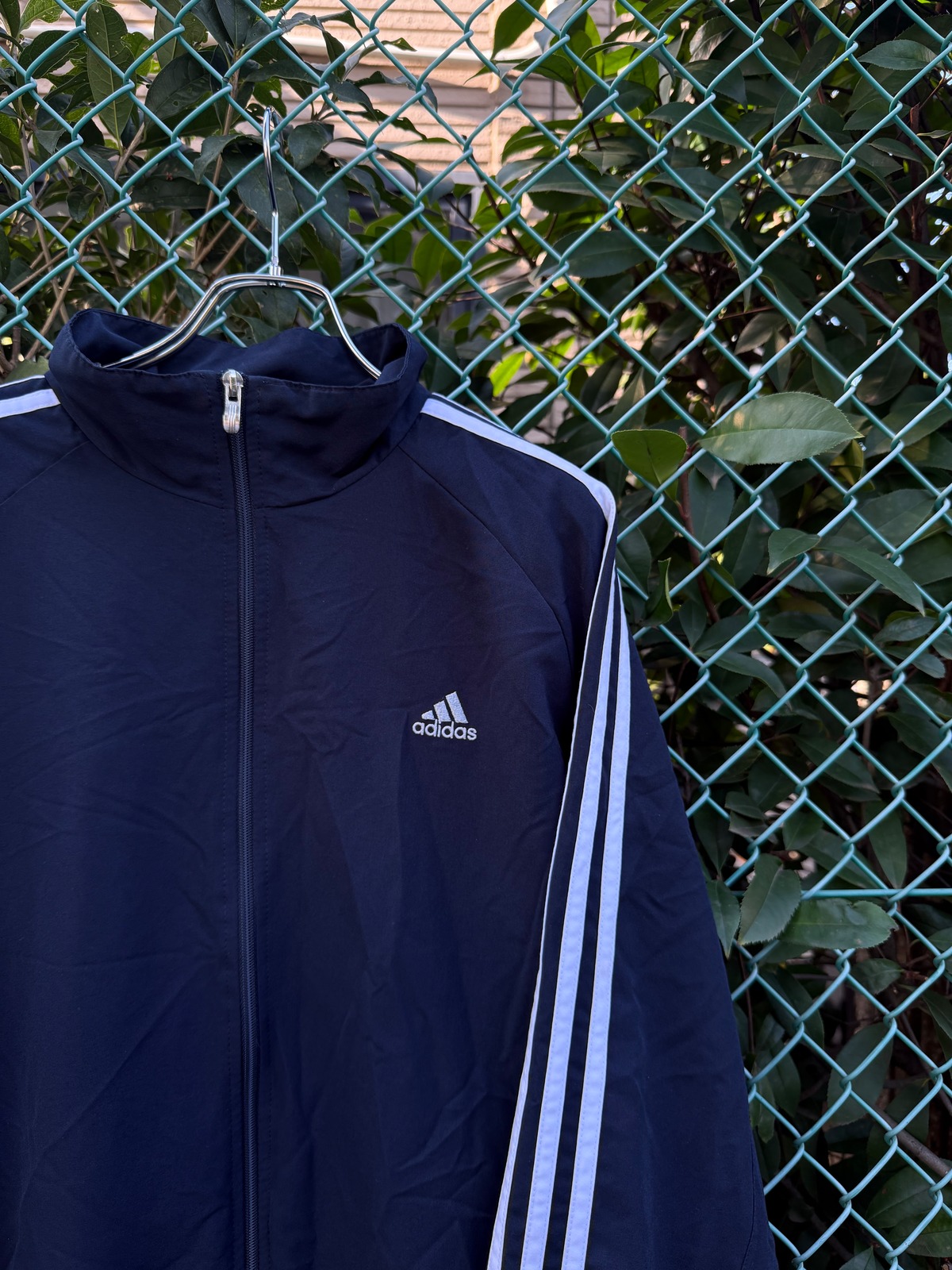 adidas CLIMA365 Track Jacket Navy 3 Stripes | Midnight Museum Mart