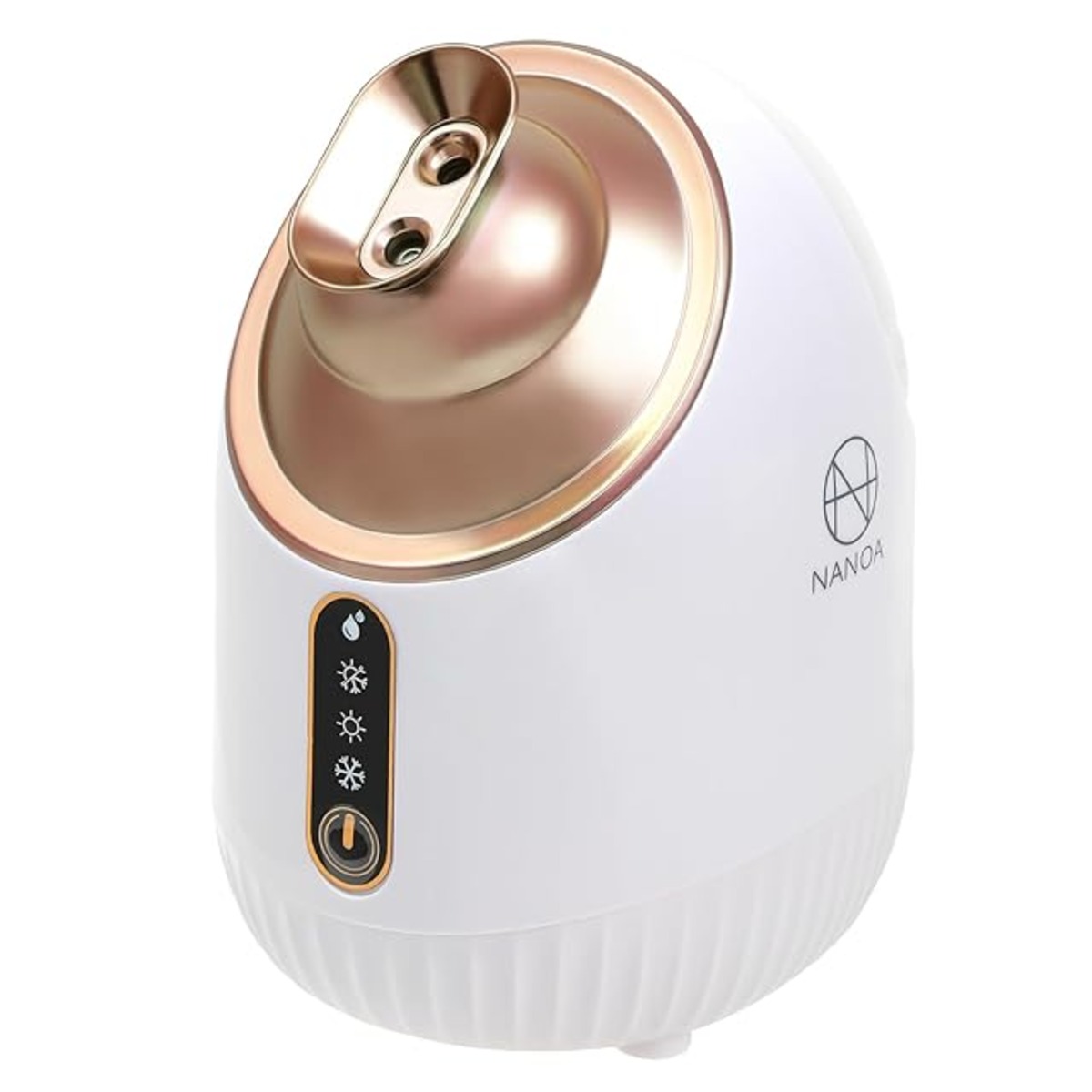(ナノア)NANOA フェイススチーマー 皮膚科医が大注目の 濃密ナノミスト 温冷 スチーマー 美容 保湿 水道水OK たっぷりタンク 毛穴 ...
