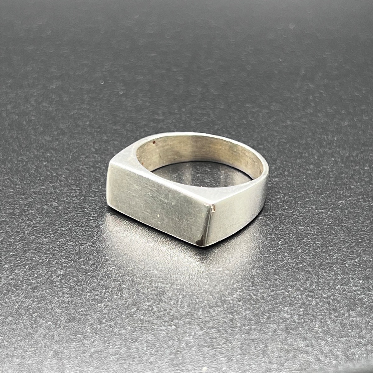 Mexican silver RING "SIGNET" SHARP | 望月商店