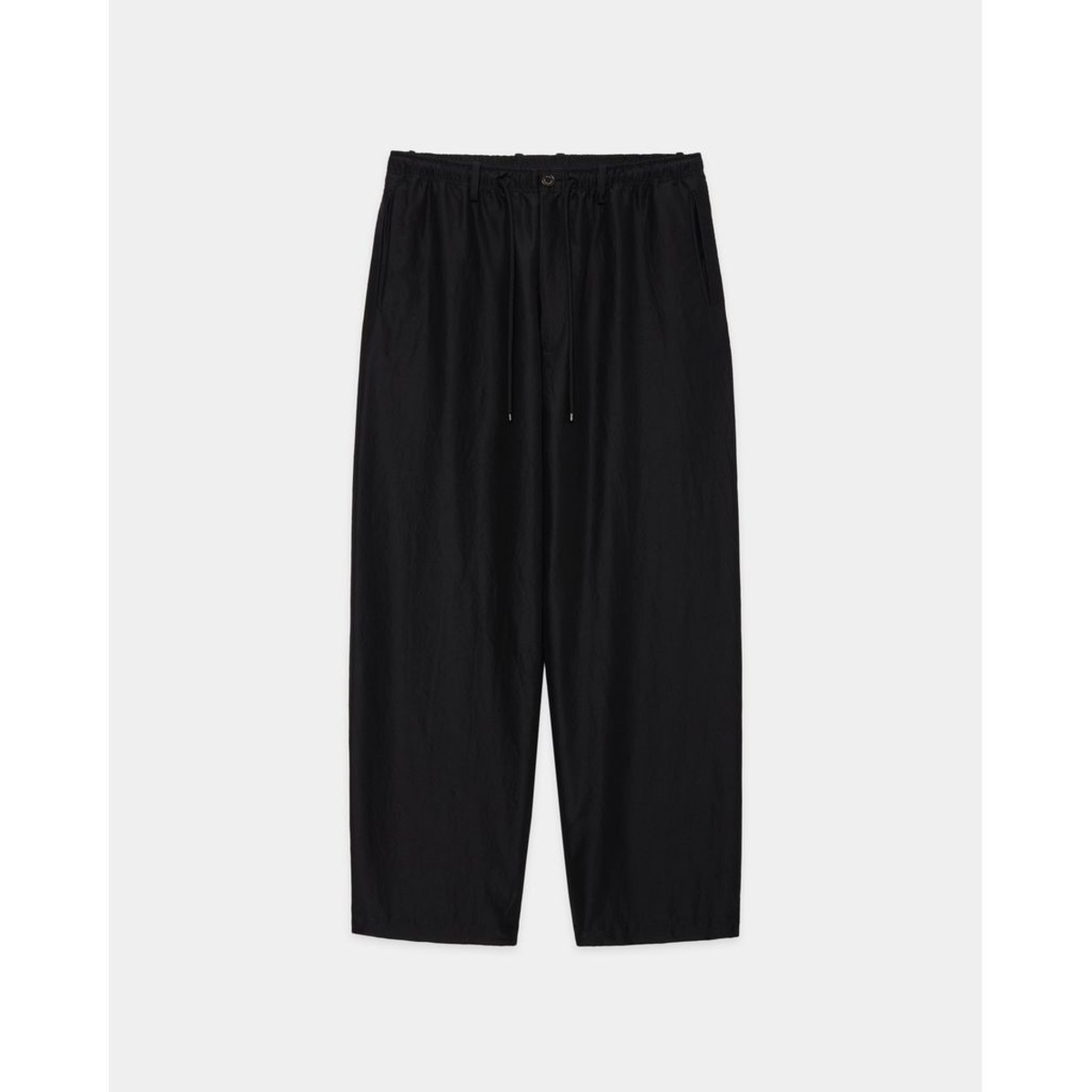 MARKAWARE BRATAC SILK × ORGANIC WOOL TAFFETA WIDE TRUCK PANTS | MAROON ...