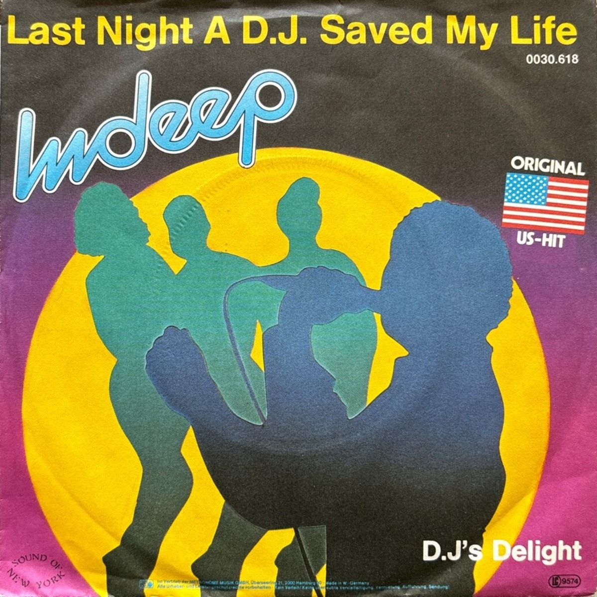 Indeep / Last Night A D.J. Saved My Life | Harmony in my head Vinyl Store