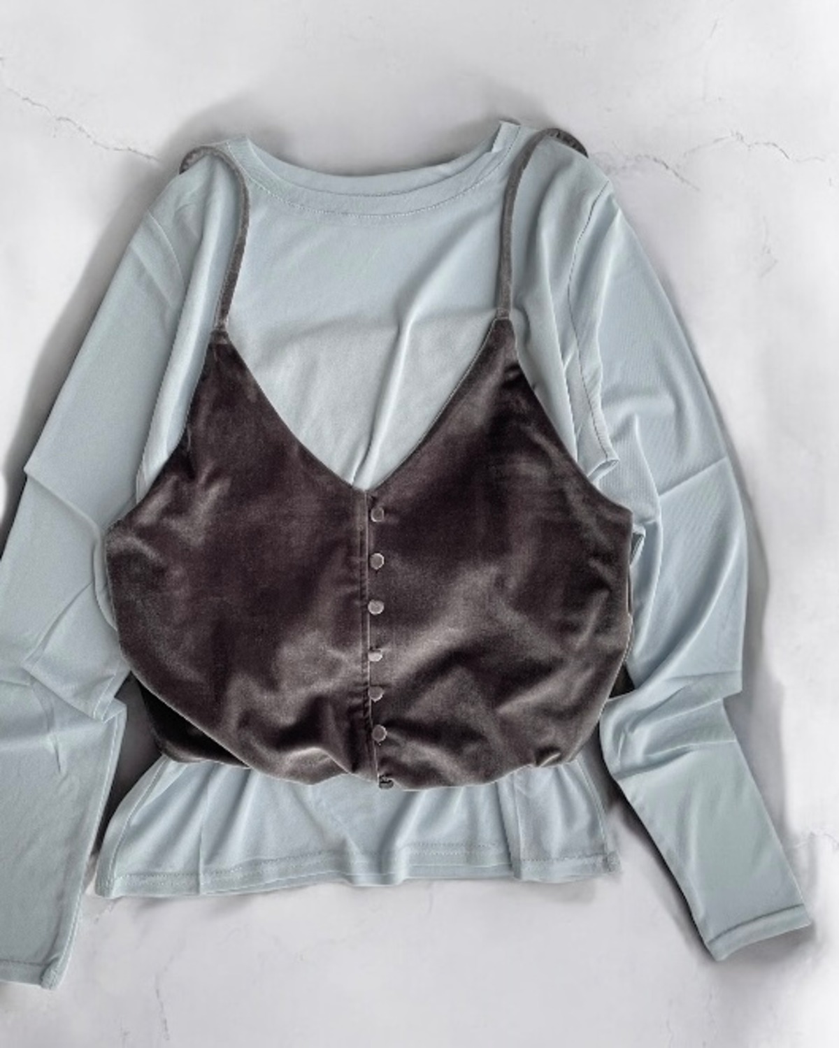 calm balloon velours bustier | calm1986