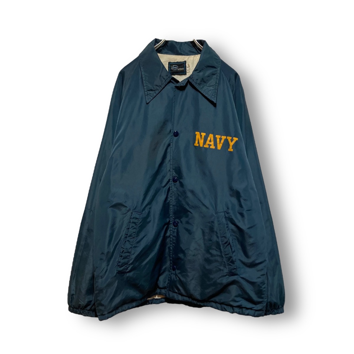 70’s “NAVY” Coach Jacket | RENGA CLOTHING STORE