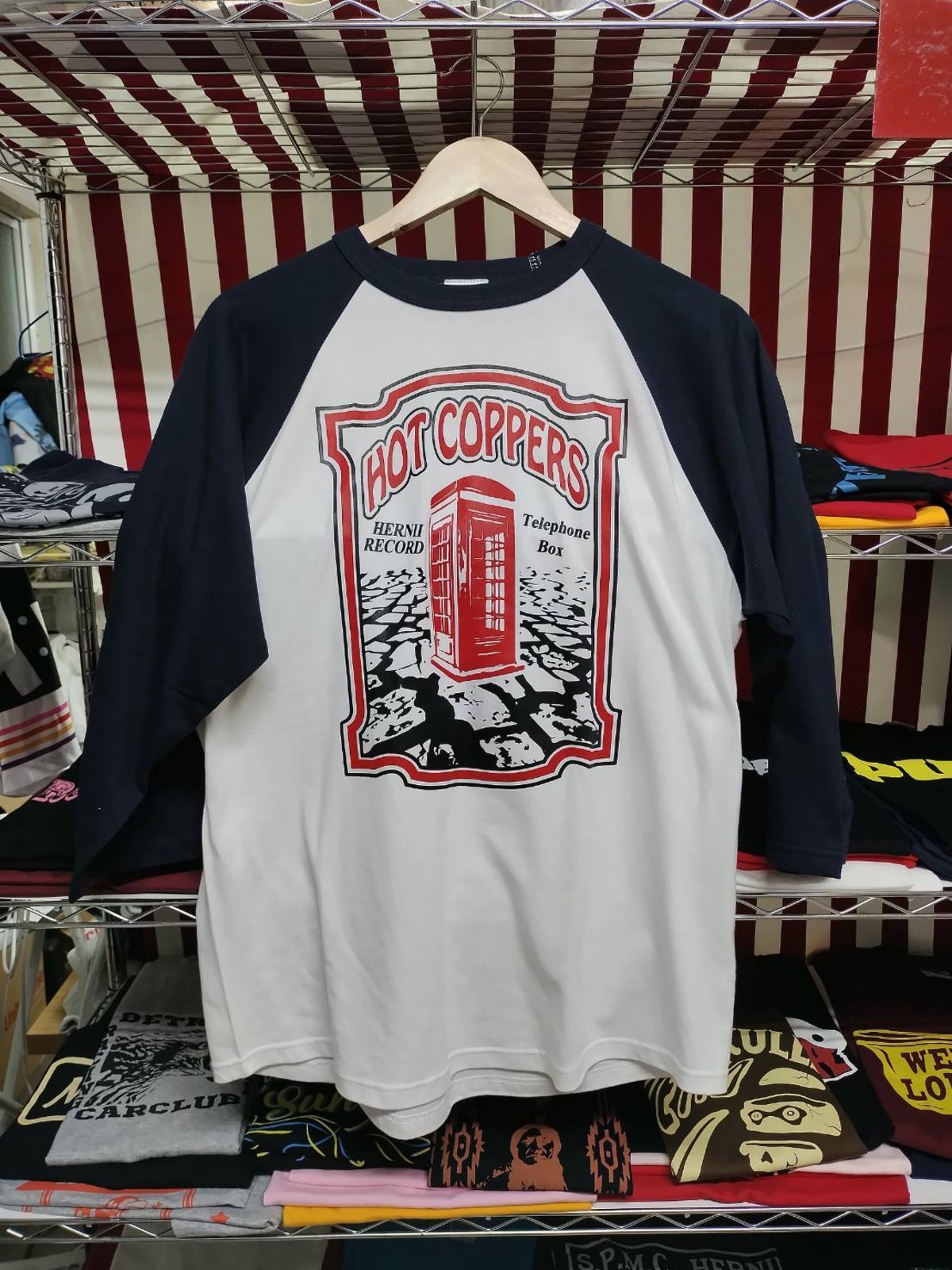 HOT COPPERS ラグランTシャツ | HERNII