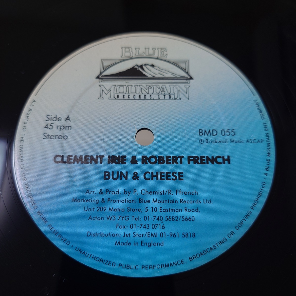 Robert French & Clement Irie - Bun & Cheese // Blue Mountain 12inch ...