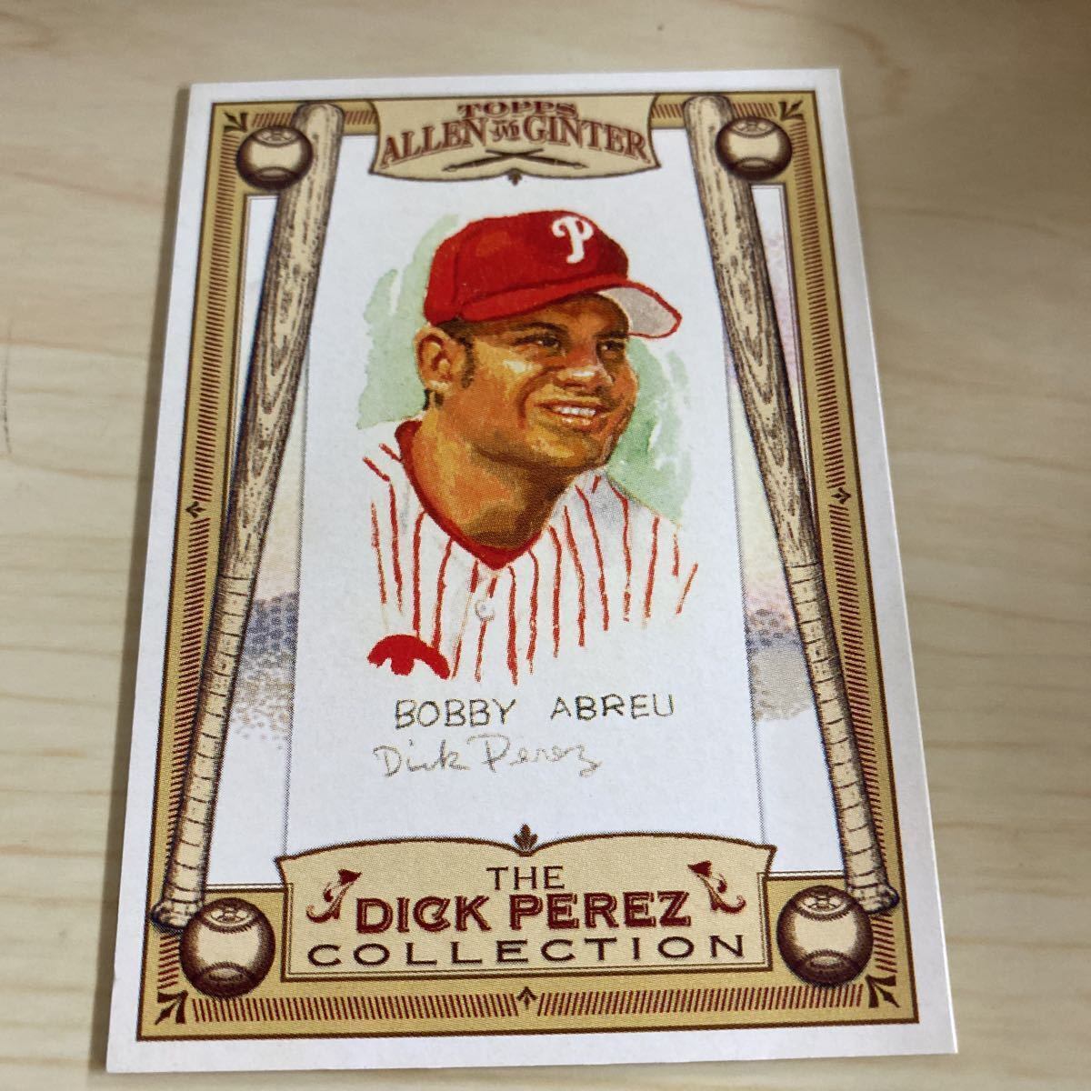 2007 Allen&Ginter Dick Perez Collection Alex Rodriguez. Vladimir ...