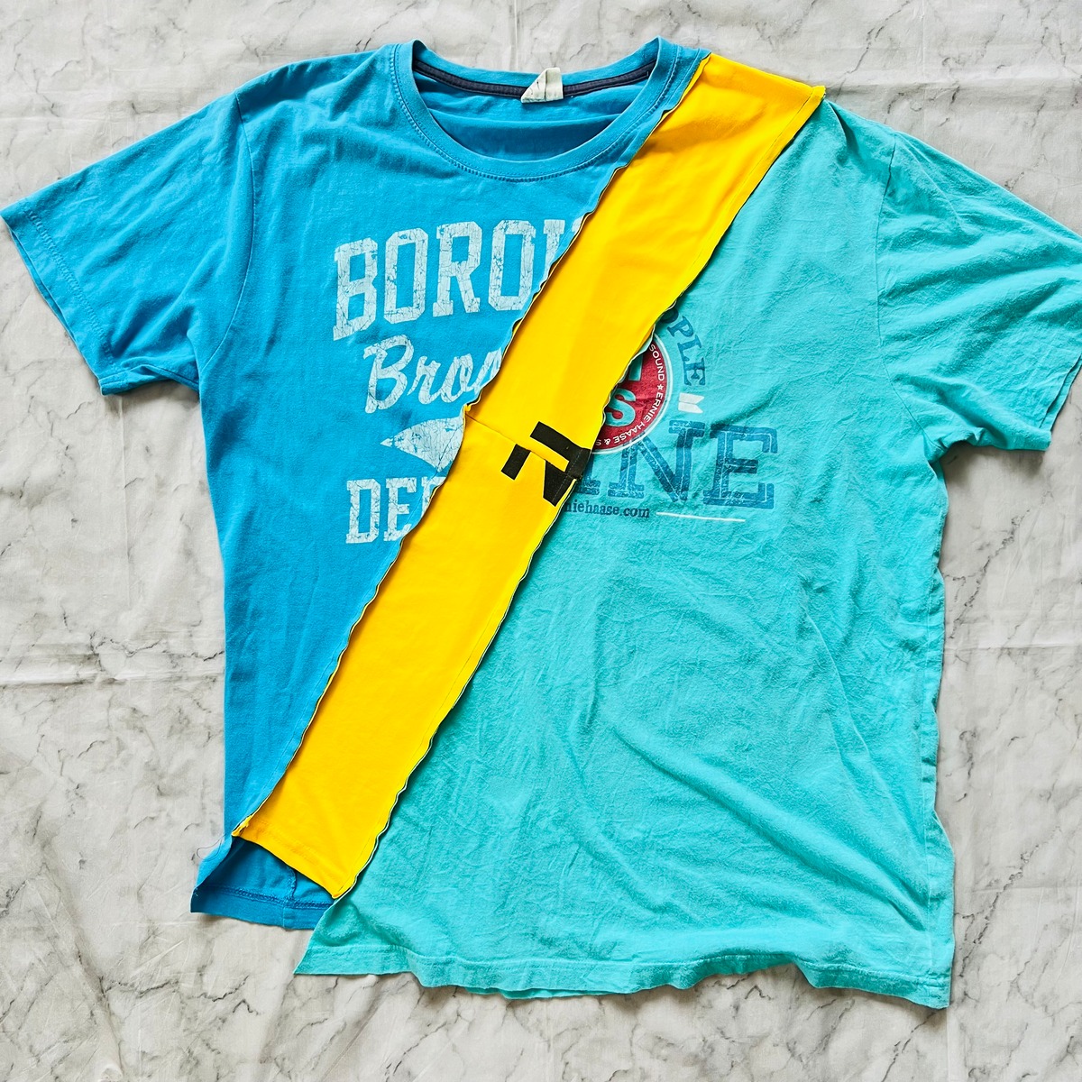 トリコロールTシャツ / Tricolor T-shirt | ZXTremake(リメイク古着屋)