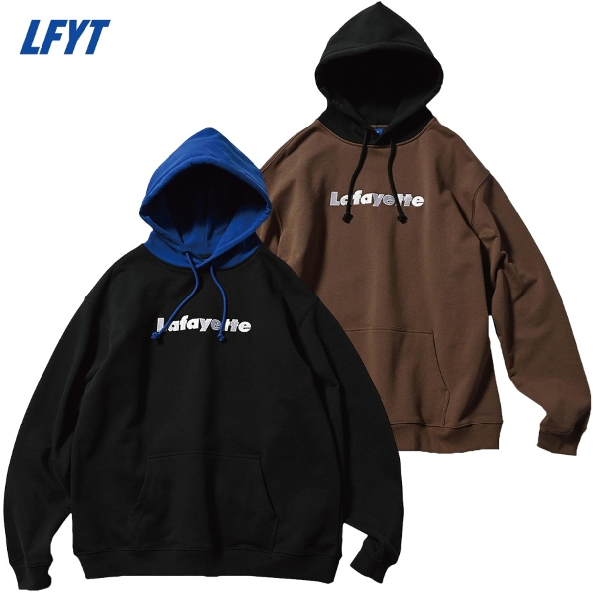 LFYT : Lafayette LOGO 2TONE HOODIE | FULLSPEC.