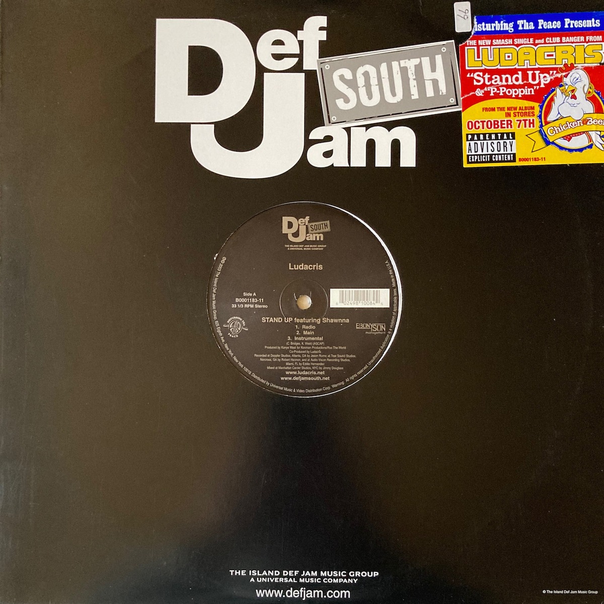 【Used / 12"】 LUDACRIS / Stand Up | AgriTribeMusic - NEW / Used Records ...