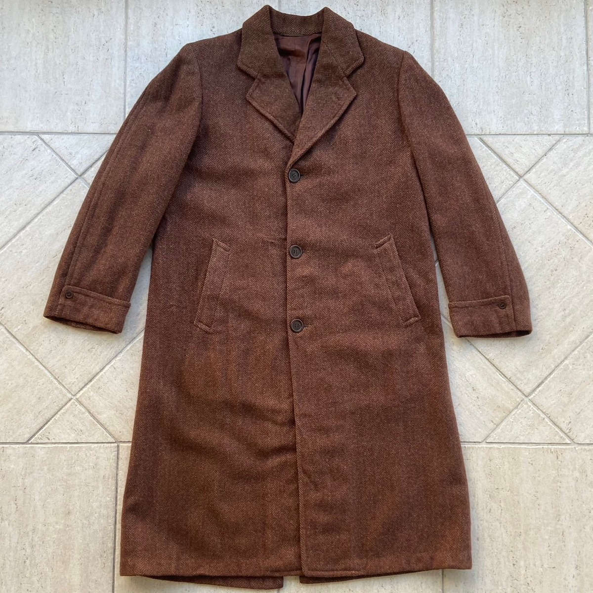 Wool tweed Chester coat | DESERTSNOW