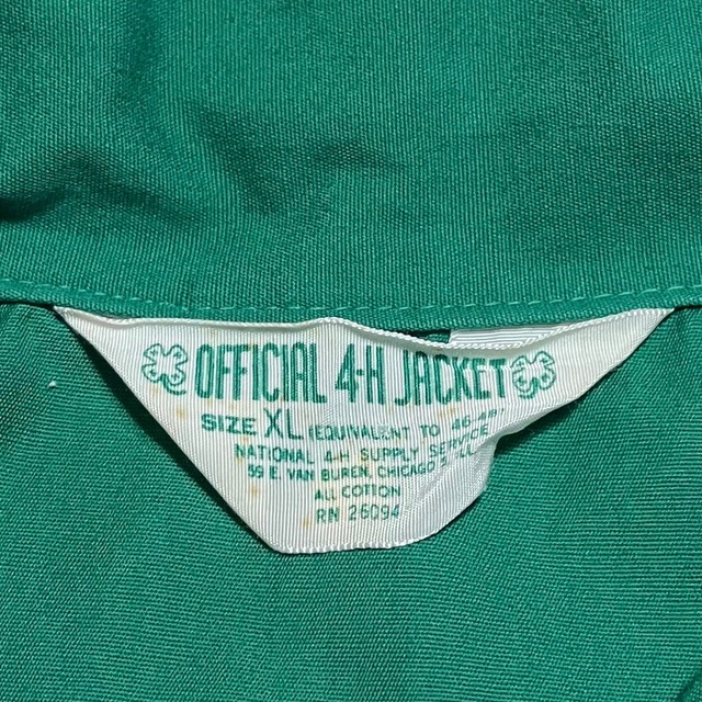 【size XL】60s OFFICIAL 4-H JACKET スイングトップ ブルゾン | Lifeusedclothing