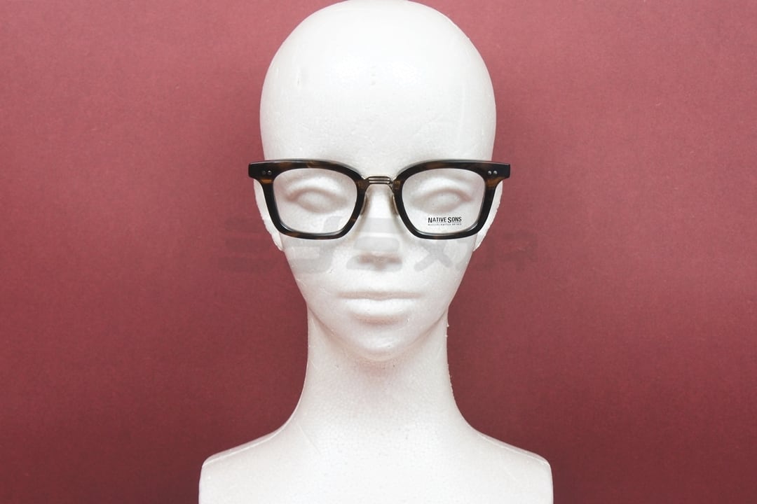 NATIVE SONS メガネ Stillman Col.Gasoline/Sun gold PM-023F ウェリントン スクエア ...