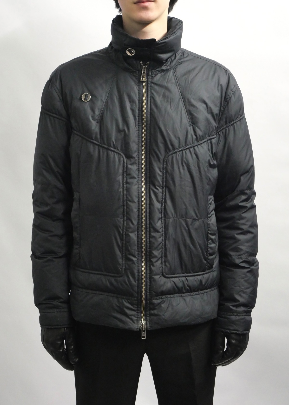 "DIRK BIKKEMBERGS" double zip paffer jacket | bacterium
