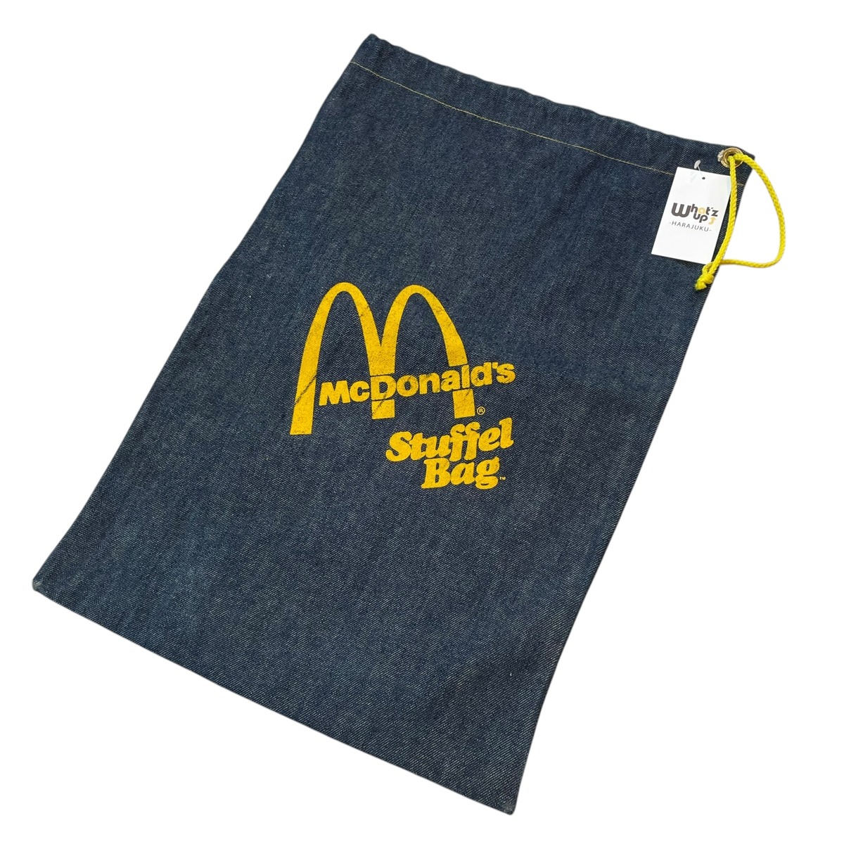 70~80s McDonald's "Stuffel Bag" denim bag | What’z up