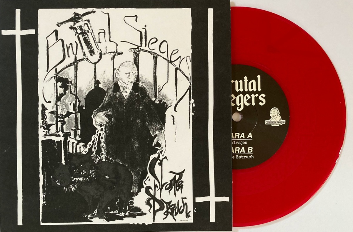 BRUTAL SIEGERS / Comte Estruch (7"EP - Red Vinyl) - Limited 100 copies ...