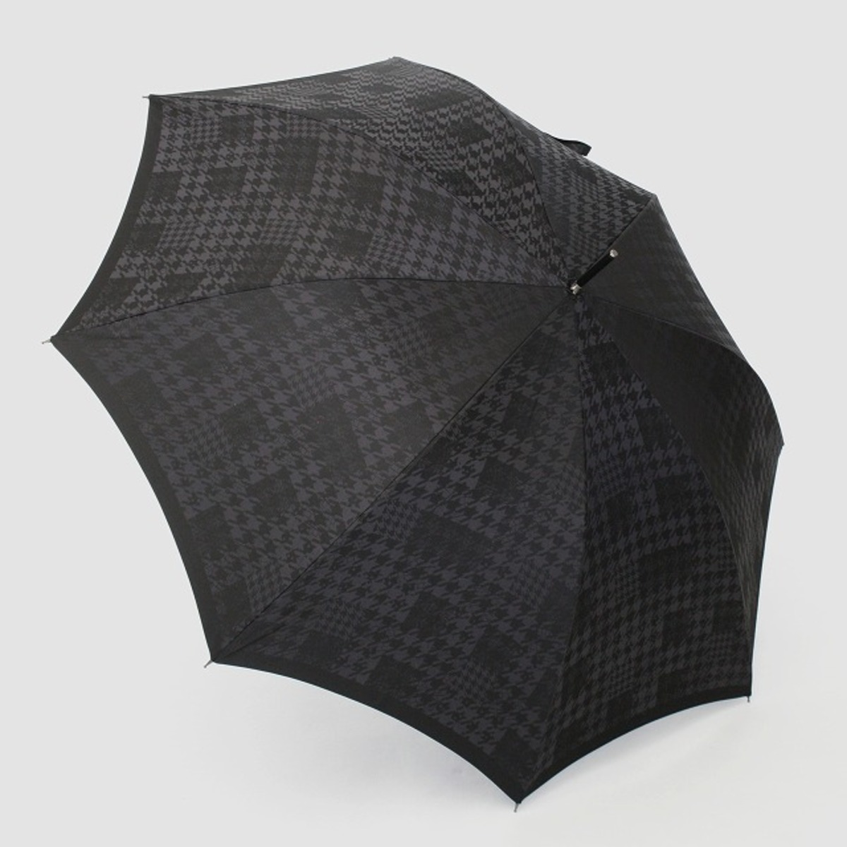 槙田商店 【紳士晴雨兼用長傘】monotone 千鳥チェック | 大石紬伝統工芸館オンラインショップ