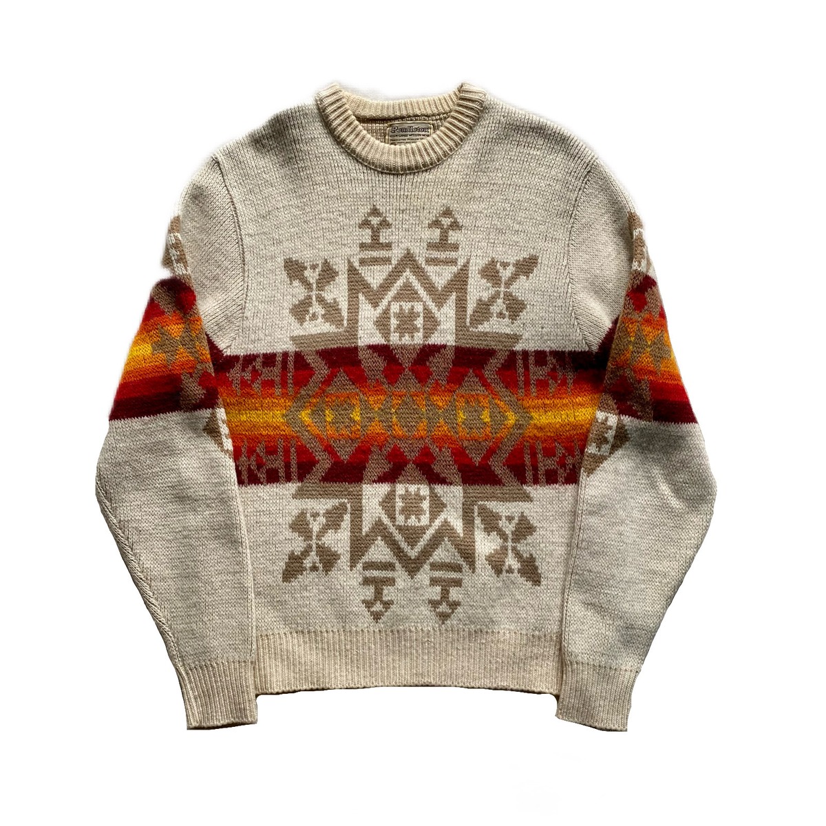 70's Pendleton native design wool knit | 熱田屋 online店