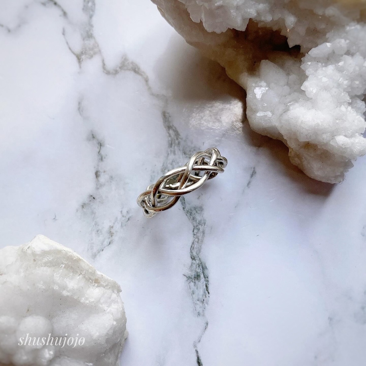 silver ring（みつあみ） | ShuShu and JOJO